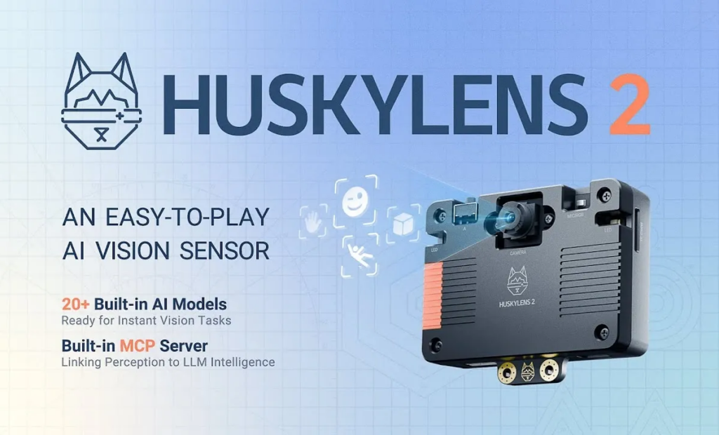HUSKYLENS 2 un potente sensor de visión artificial – MICROCHIPOTLE